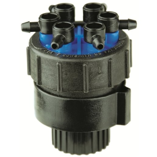 Bowsmith 6 Outlet Emitter 1.0 gph Blue Cap 1/2 in. FIPT | SiteOne