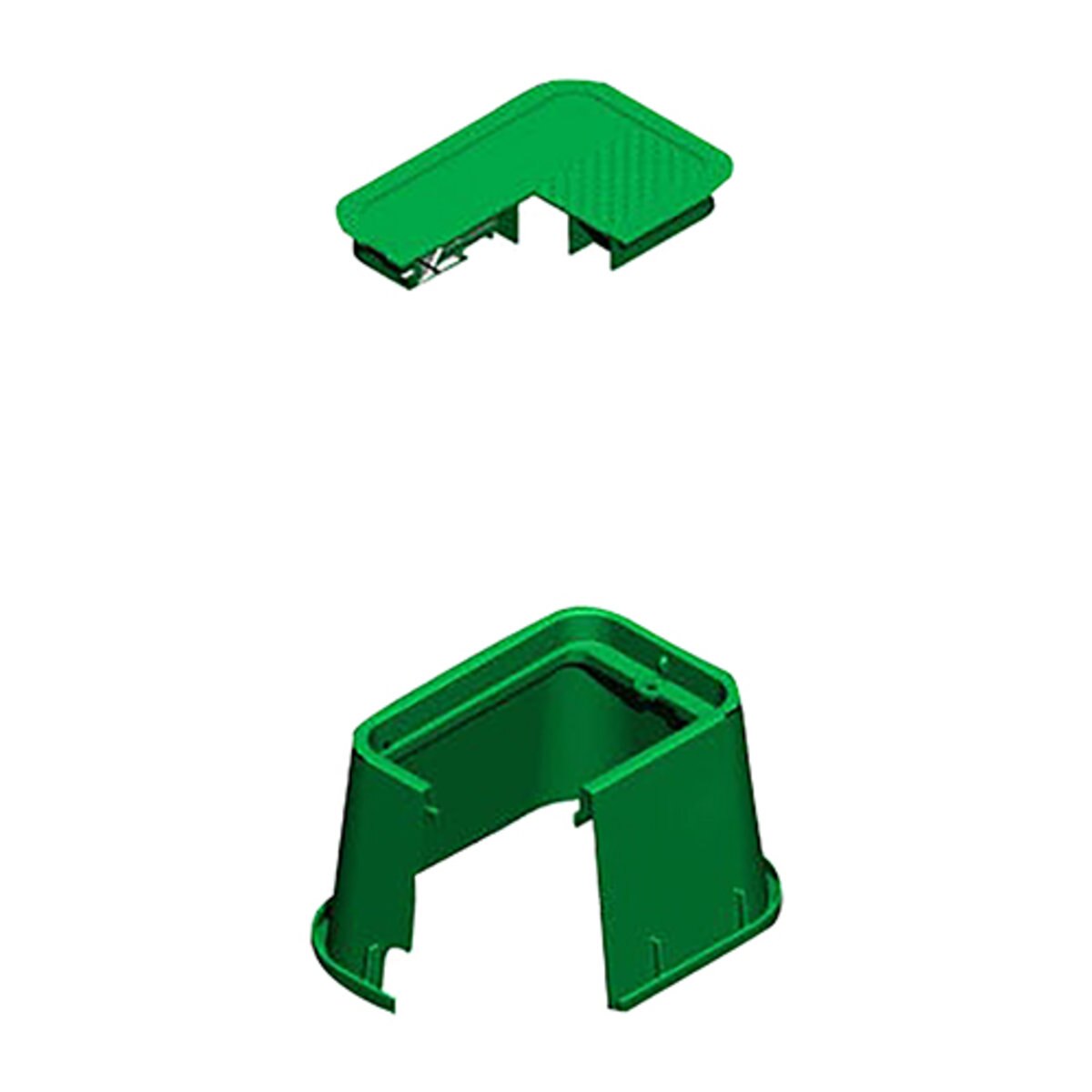 Carson Spec Rect Box & T Cover Green ICV HBlt No MsHl 1 | SiteOne