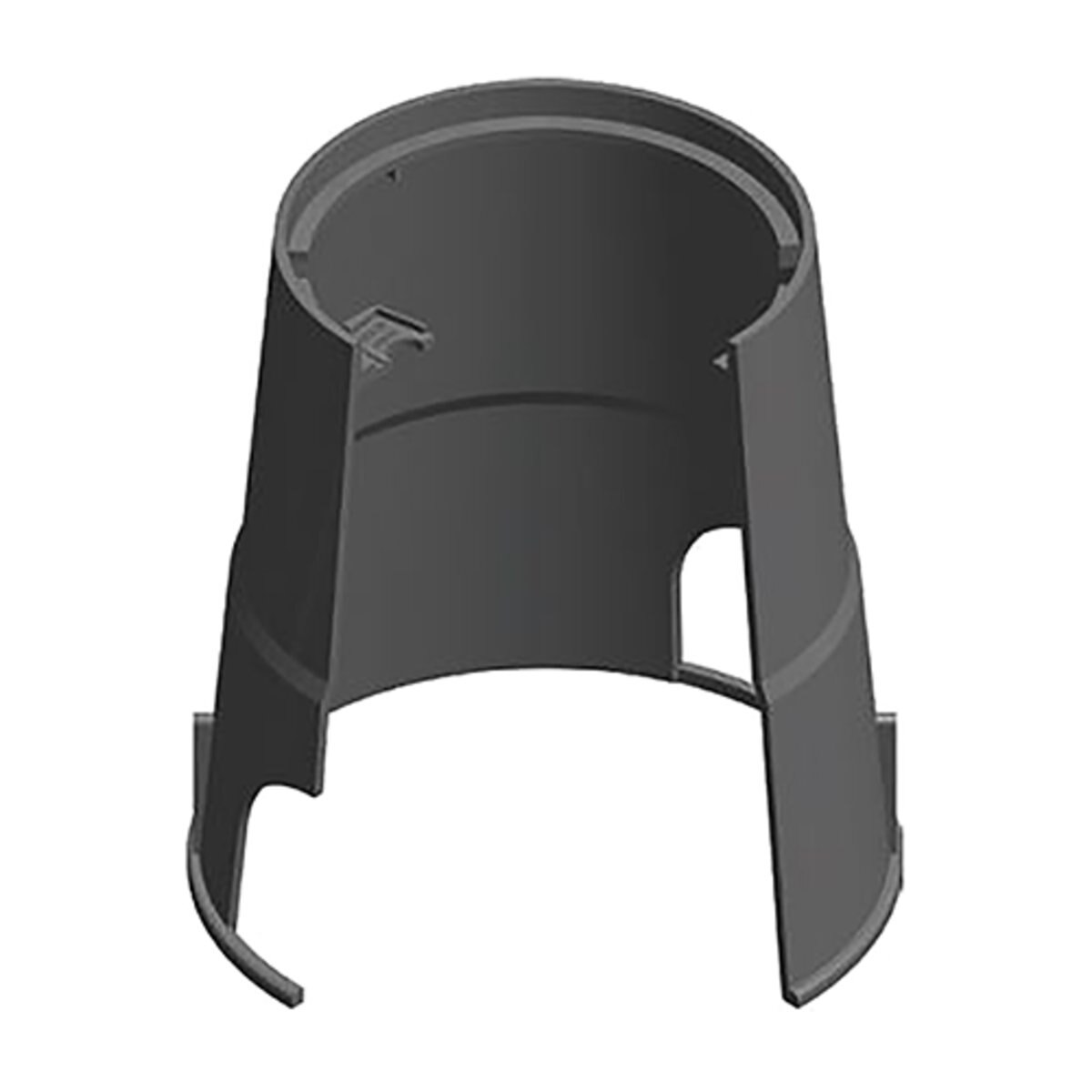 Carson TrussT 6 in. Round Box Only Black 2MsHl Econo | SiteOne