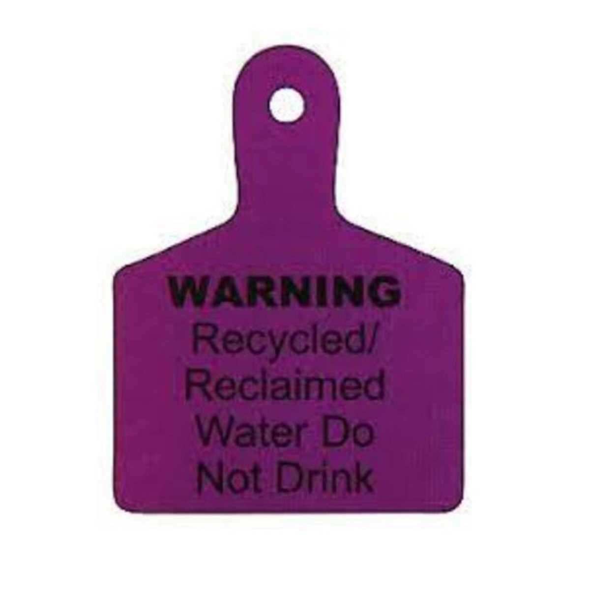 Christy Warning I.D. Tag Purple | SiteOne