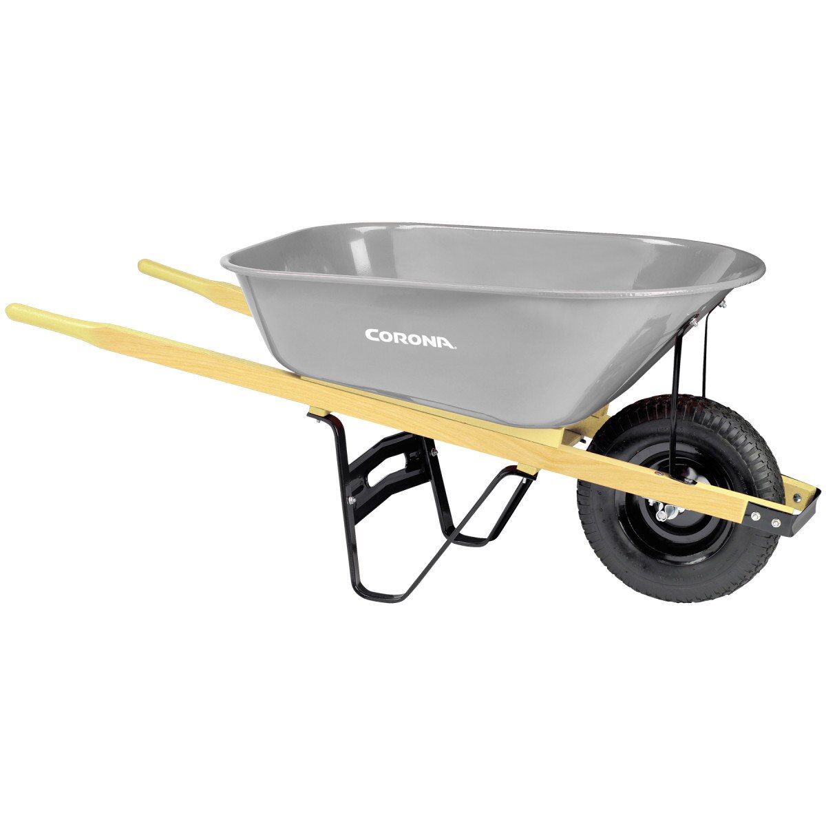 Steel Wheelbarrow 6 cu. ft. Wood Handle | SiteOne