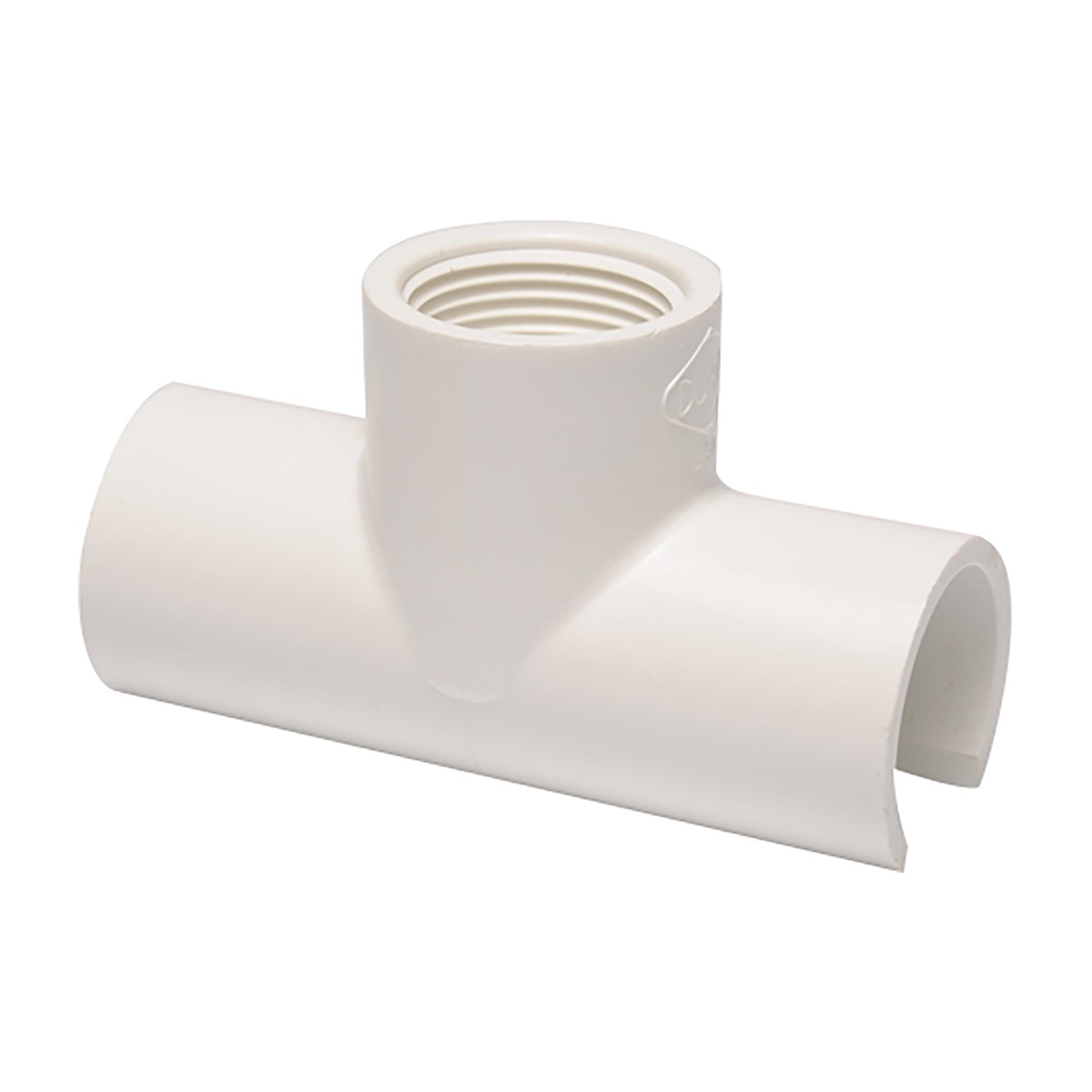 Dura Snap Tee White Sch 40 PVC 1 in. x 1/2 in. Snap x F | SiteOne