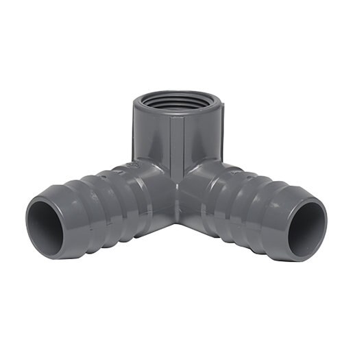 Dura Side Outlet Elbow PVC 1 in. x 1 in. x 1/2 in. | SiteOne