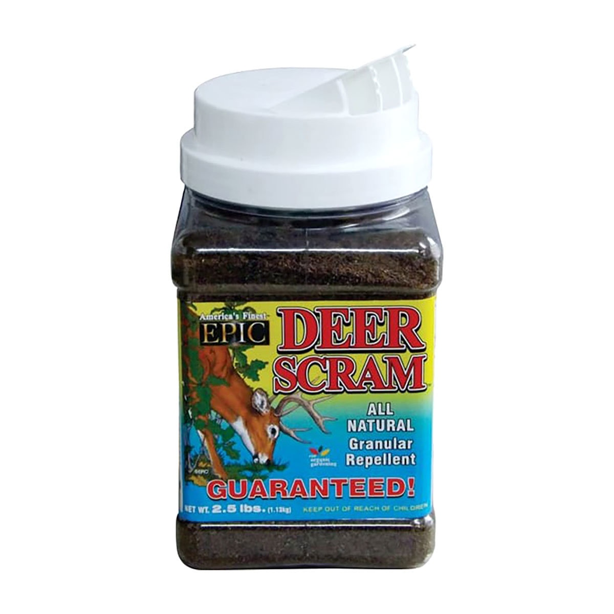 Deer Scram Granular Repellent 2-1/2 lb. Cannister | SiteOne