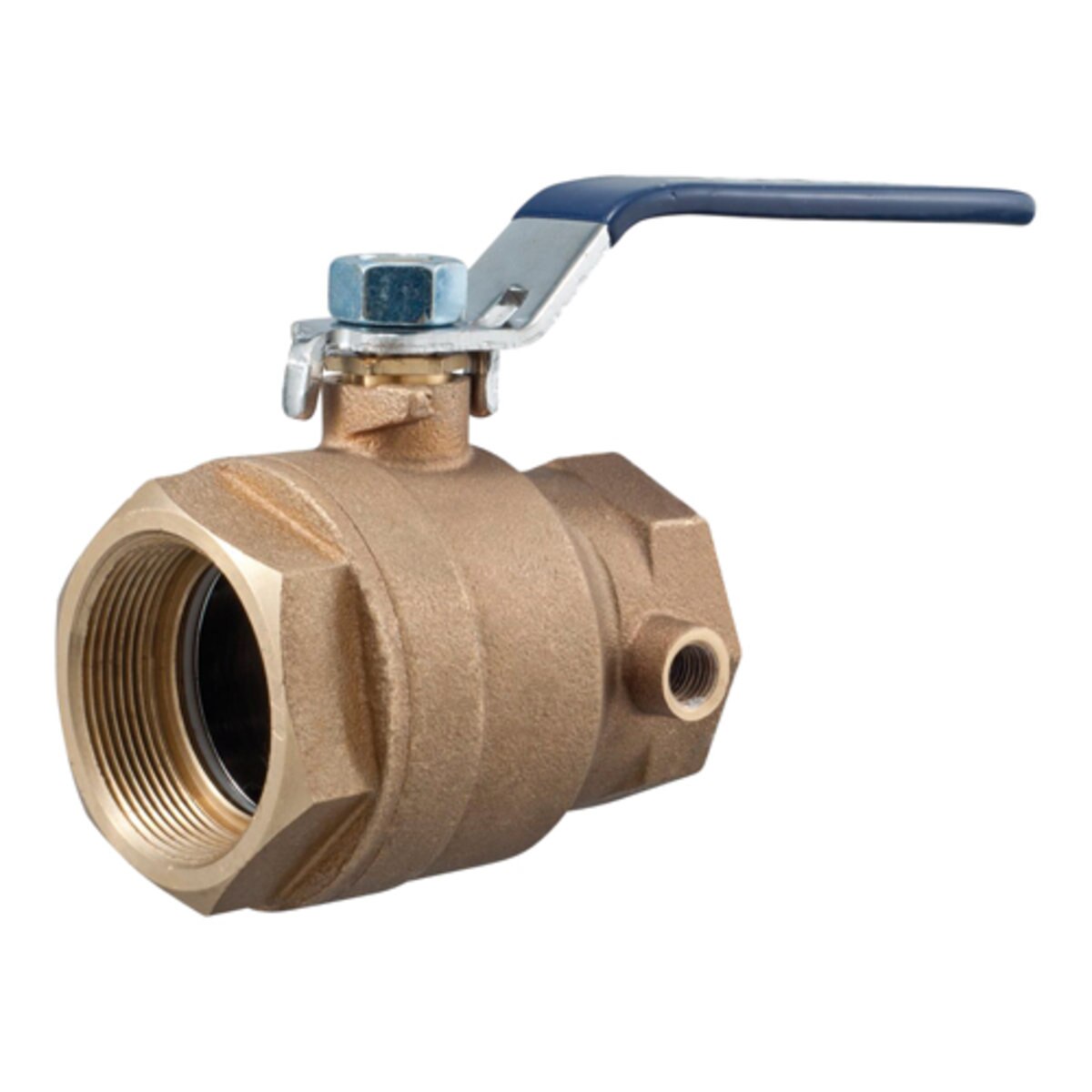 FEBCO LF622 ft. Full Port Tapped Ball Valve Lead Free Bronze 1-1/2 in ...