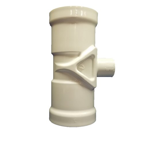 Harco SDR-21 PVC Service Tee 3 in. x 1 in. Gasket x FIP | SiteOne