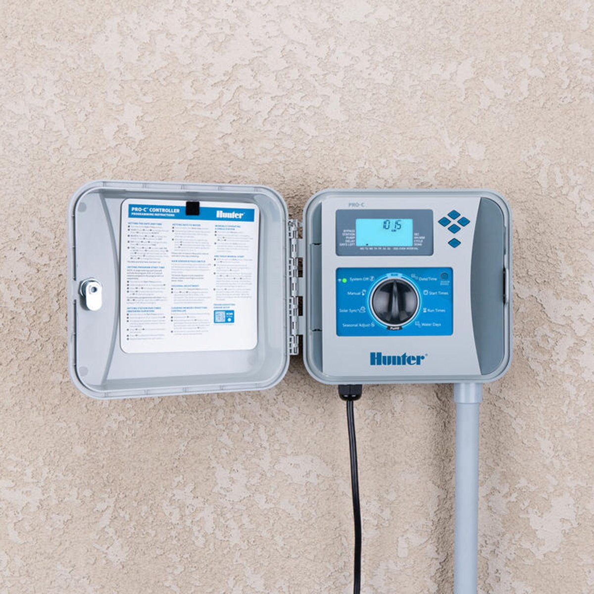 Hunter P2C Base Unit Controller Outdoor 4 Station | SiteOne