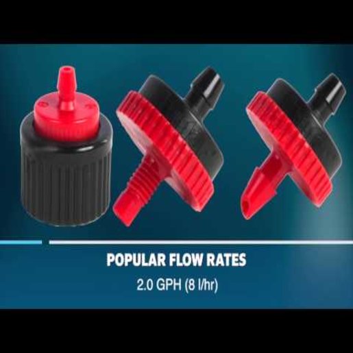 Hunter Threaded Emitter 2.0 gph Red 1/2 in. FIPT | SiteOne