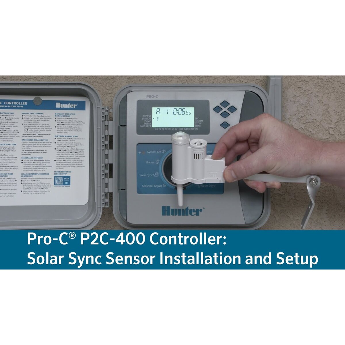 Hunter P2C Base Unit Controller Outdoor 4 Station | SiteOne