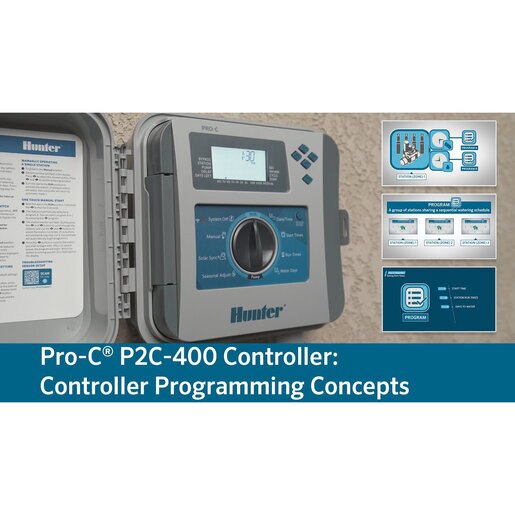 Hunter P2C Base Unit Controller Outdoor 4 Station | SiteOne