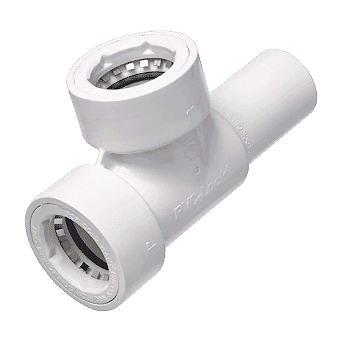 HydroRain Manifold Tee White PVC 1 in. Spigot x Socket | SiteOne