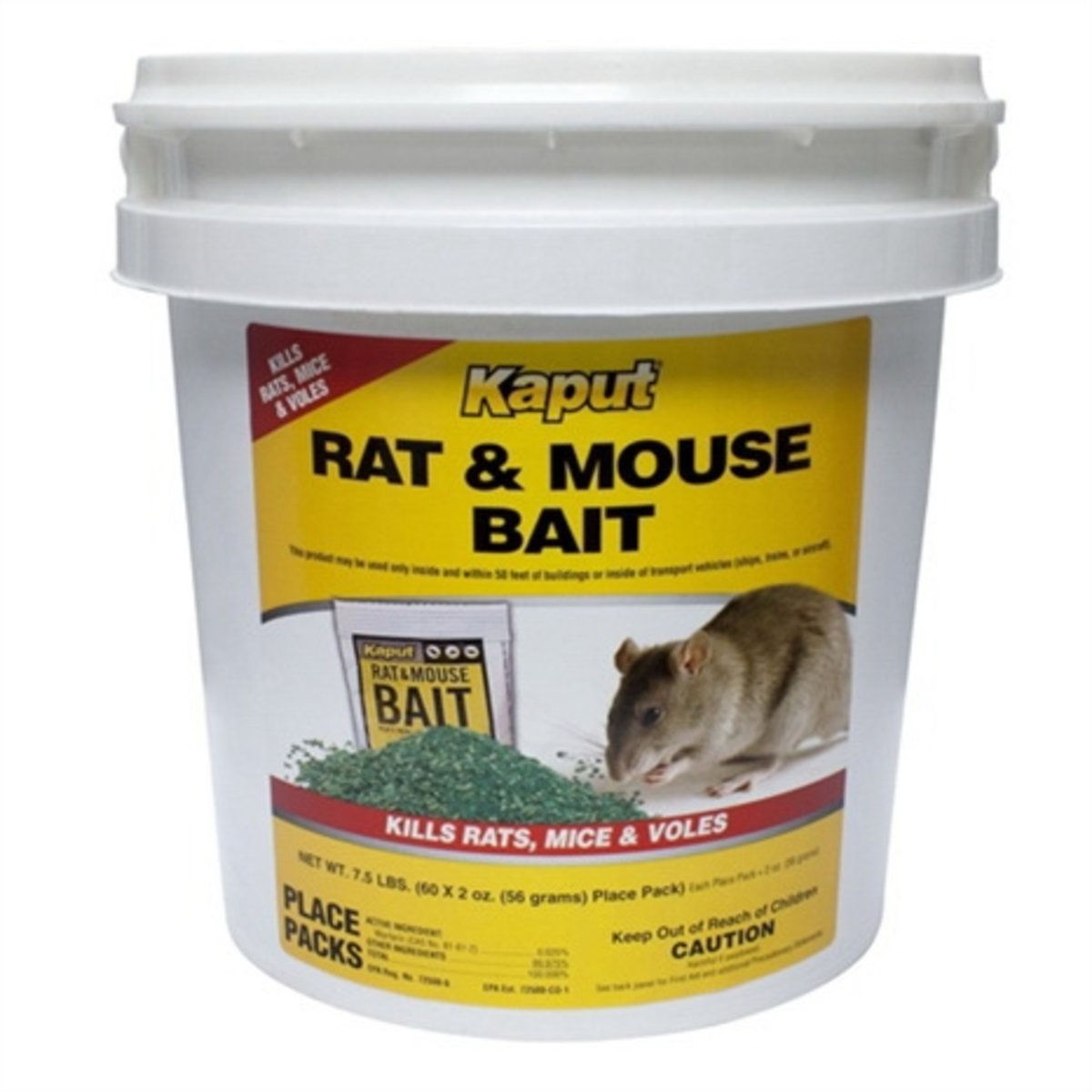 Kaput Rat Mouse Vole Bait Pest Control | SiteOne