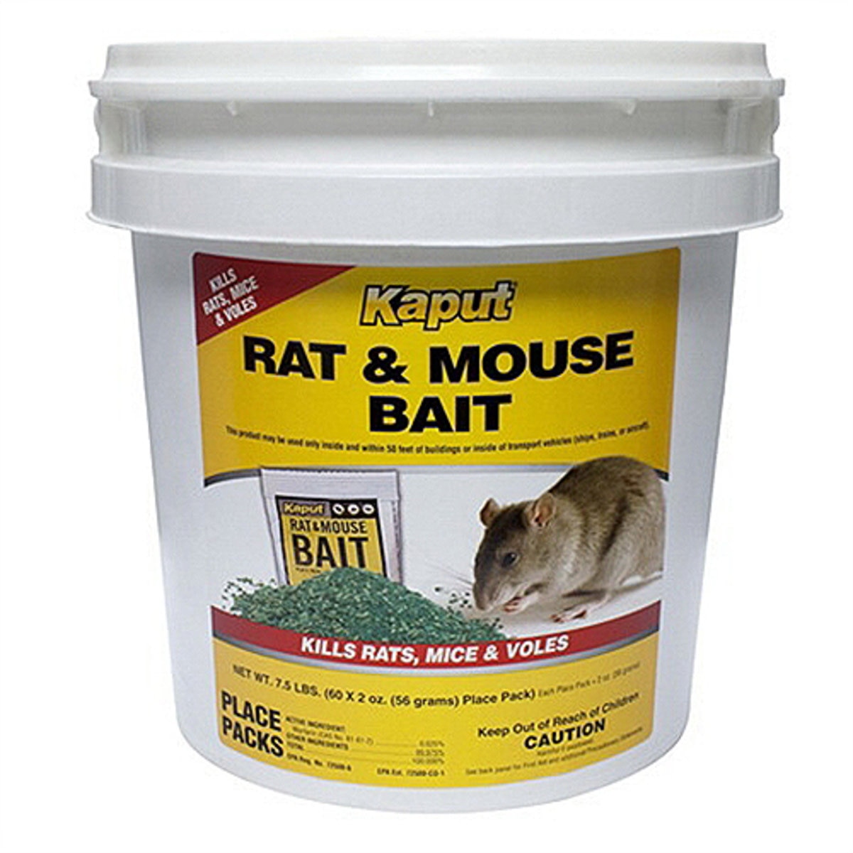 Kaput Rat Mouse Vole Bait Pest Control | SiteOne