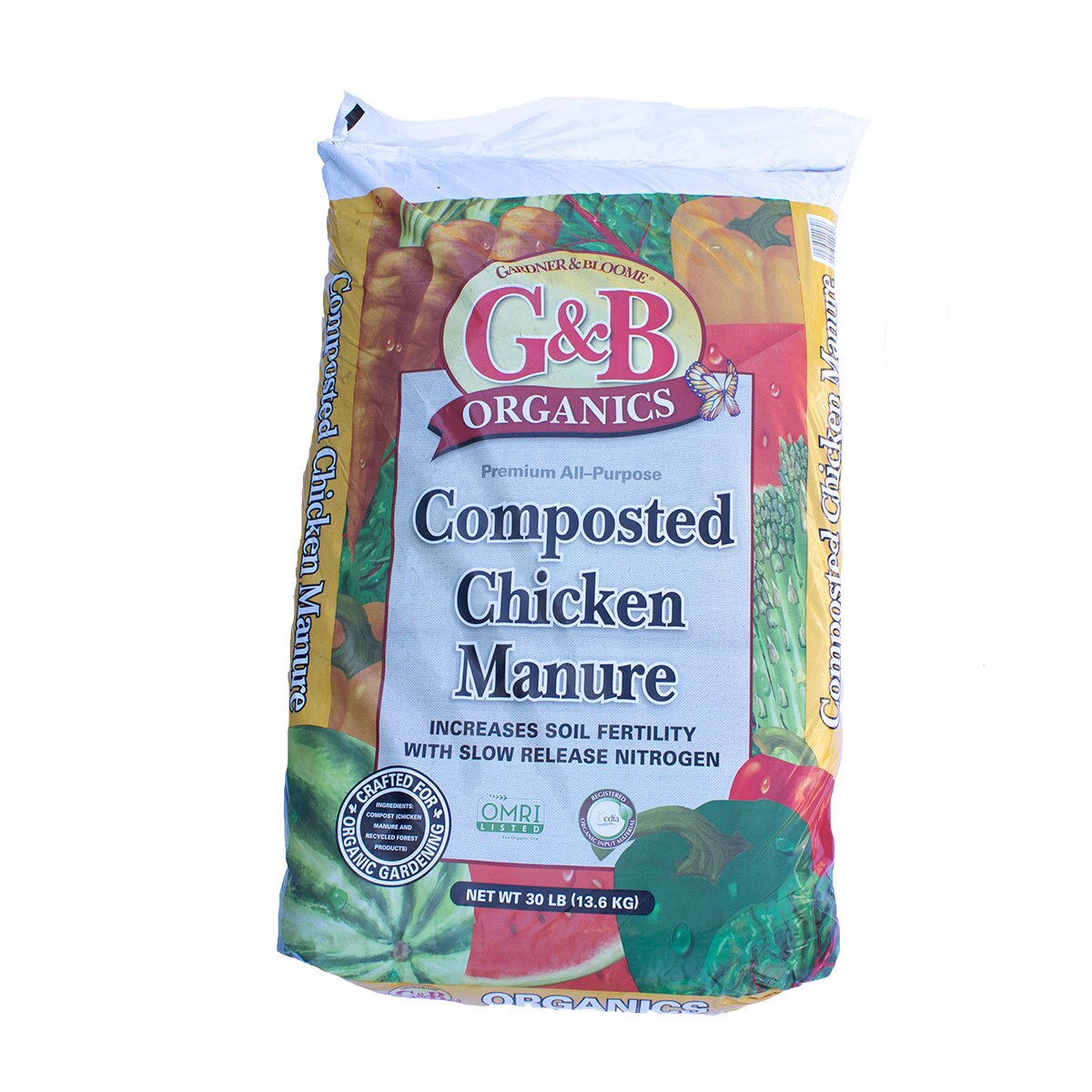 Kellogg Chicken Manure Organic All Purpose 30 lb. Bag | SiteOne