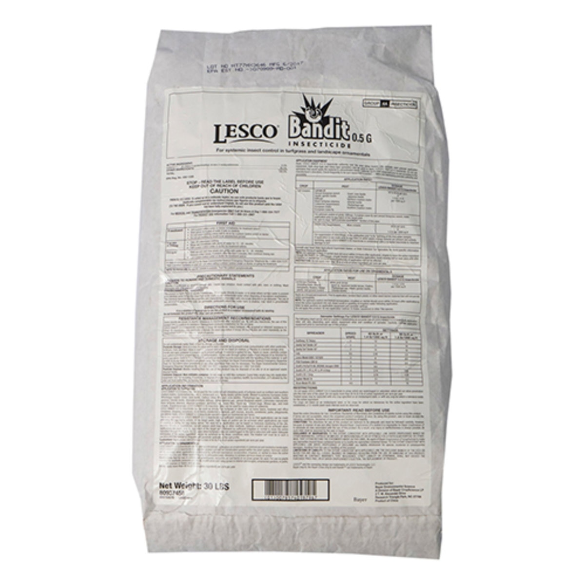 LESCO Bandit 0.5G Insecticide 30 lb. | SiteOne
