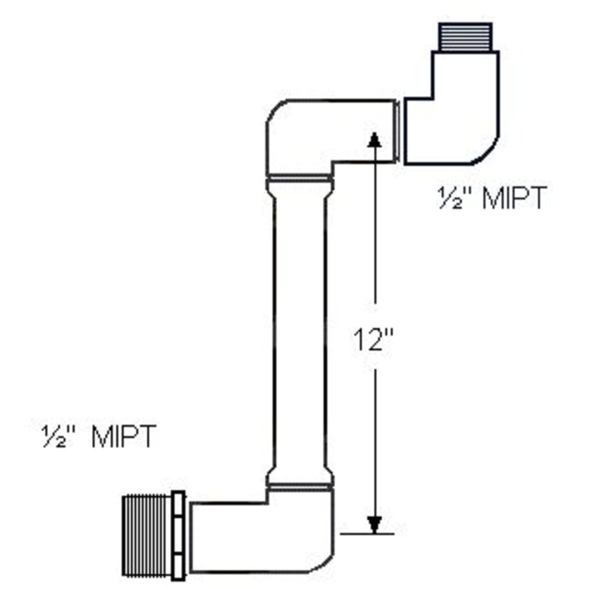 Lasco PVC Fittings - Swivel Joint Assembly 1/2 in. MIPT | SIteOne