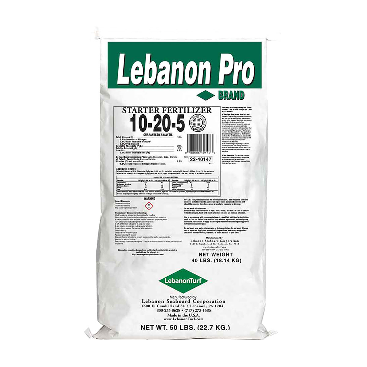 Lebpro All Minerla Starter Fertilizer 10-20-5 A/C Bio 1 | SiteOne