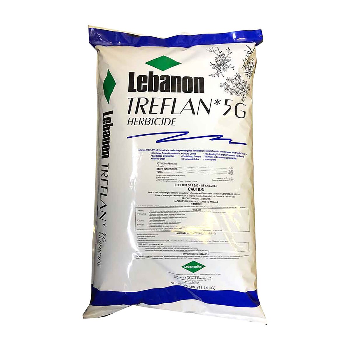Lebanon Treflan 5G Herbicide HDG 40 lb. | SiteOne