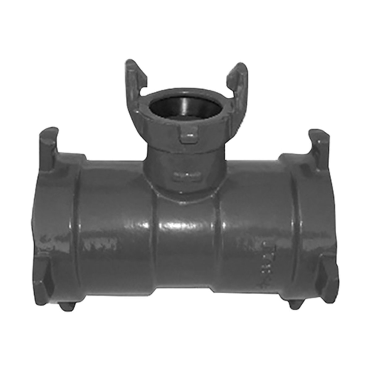 Leemco Tee Ductile Iron 6 in. x 4 in. | SiteOne