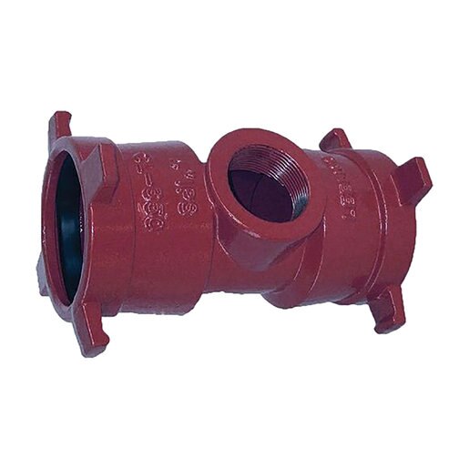 Leemco Tapped Service Tee Ductile Iron 6 in. x 1 in. | SiteOne