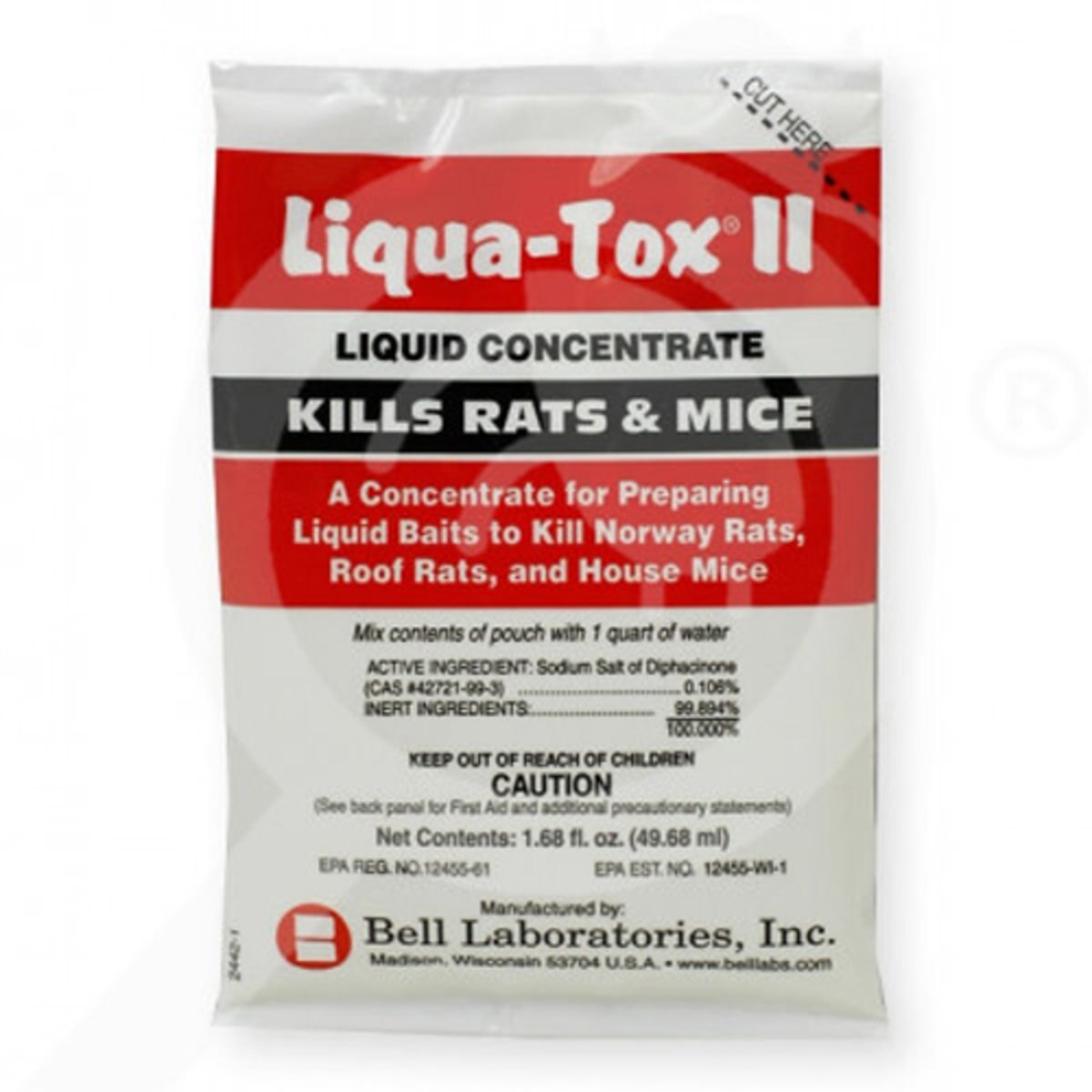 Liqua-Tox II Rodenticide 1.7 oz. x 8 Package | SiteOne