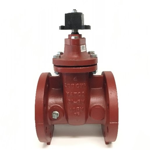 Matco Gate Valve Cast Iron 4 in. Flanged with Operating | SiteOne