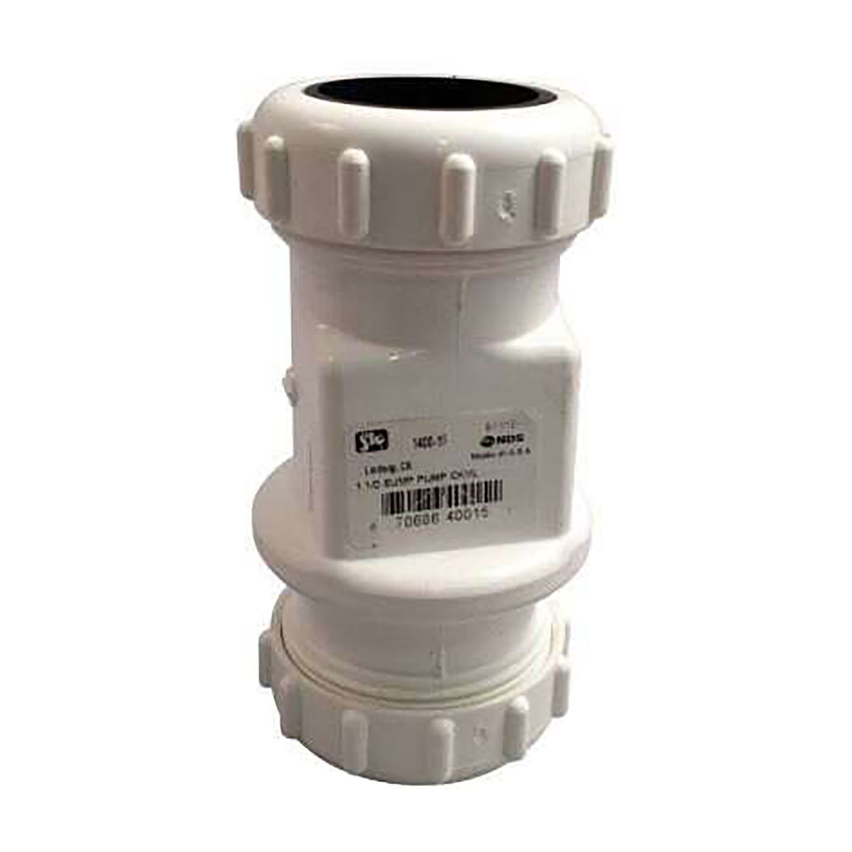 Nds Sump Pump Swing Check Valve Pvc 1 1 4 In X 1 1 2 I Siteone