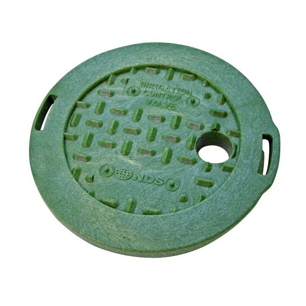 NDS Standard Valve Box Lid Round 6 in. Green Overlappin | SiteOne