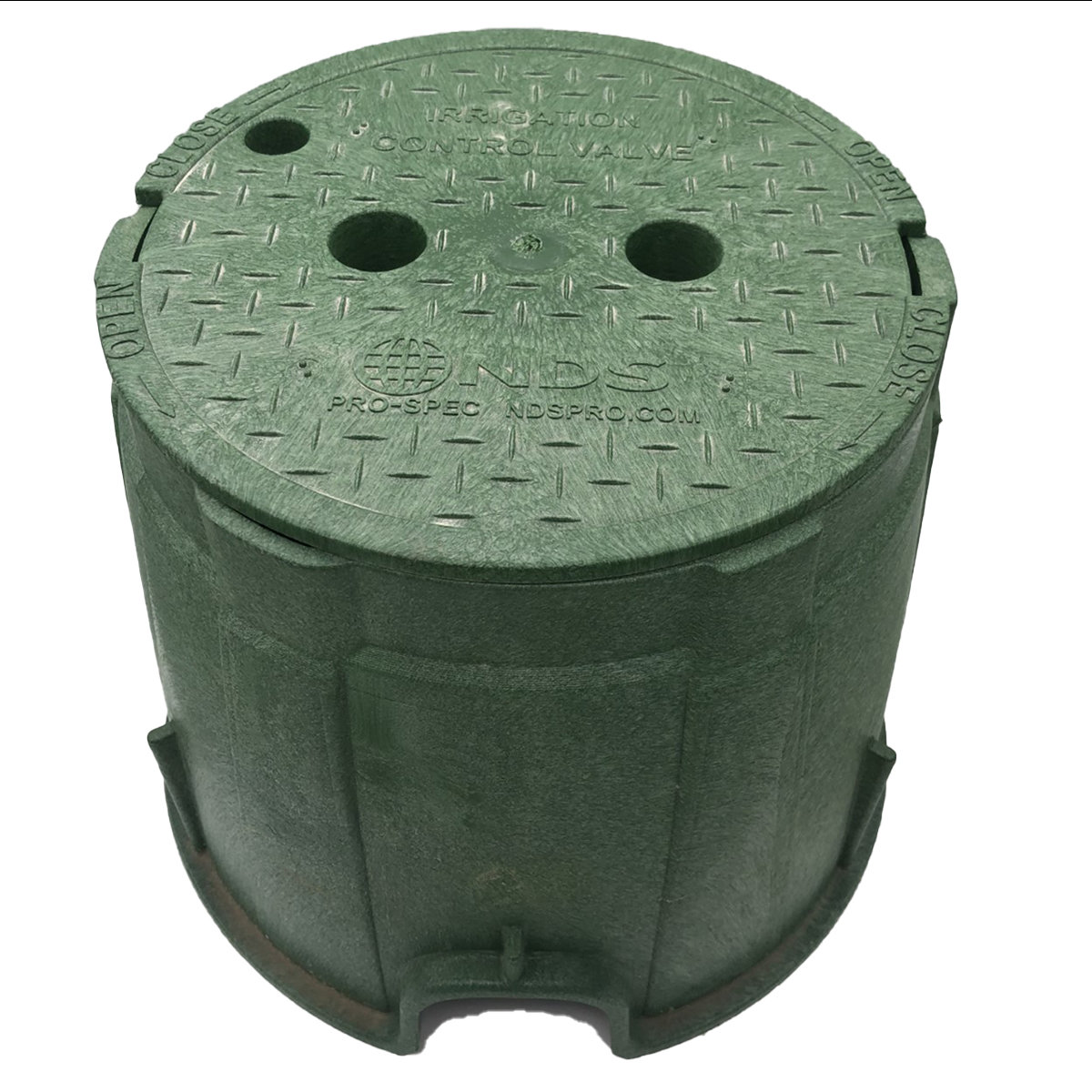 NDS Pro-Spec Valve Box & Cover Green Round 10 in. | SiteOne