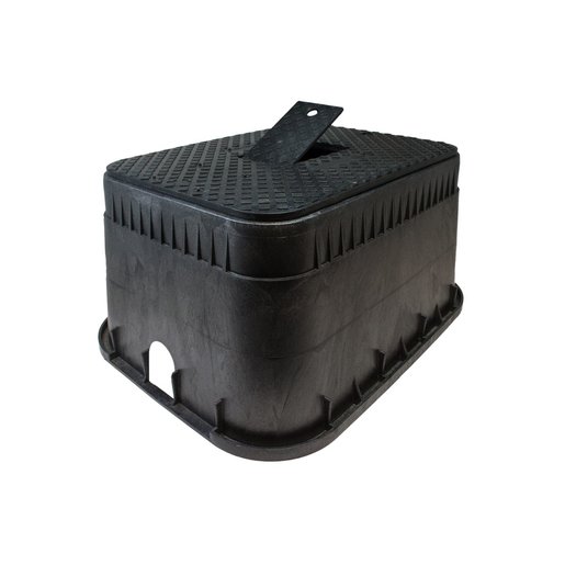 Blck Plastic Meter Box And Lid With Plastic Reader | SiteOne