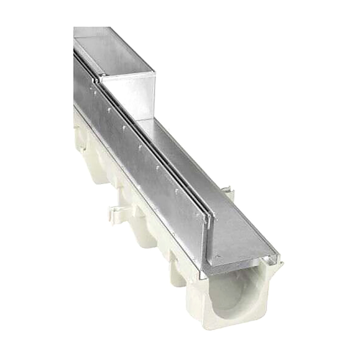 NDS Dura Slope Slot Top Grate Galvanized Steel 4 ft. | SiteOne
