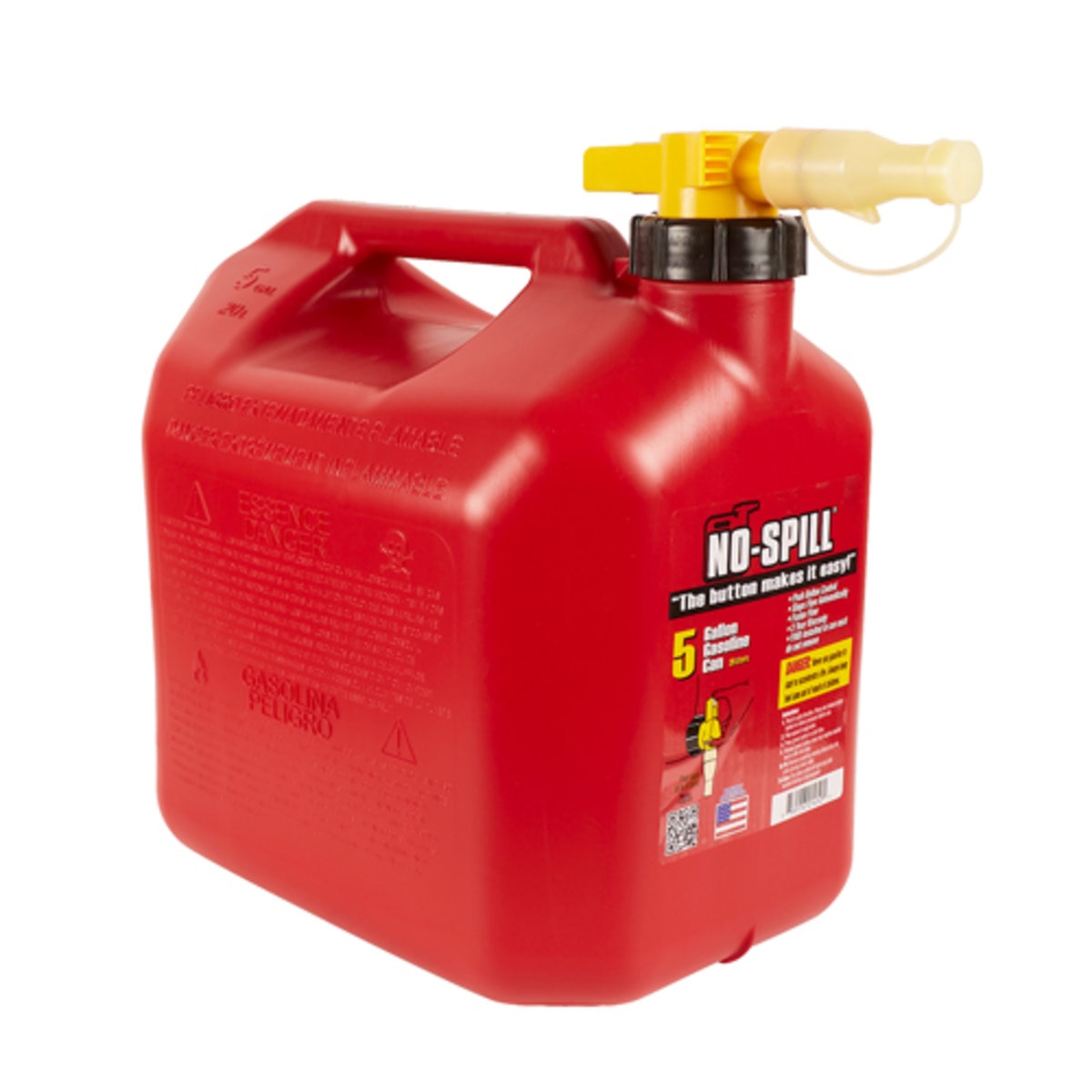 No-Spill Gas Can EPA, CARB, DOT Certified | SiteOne