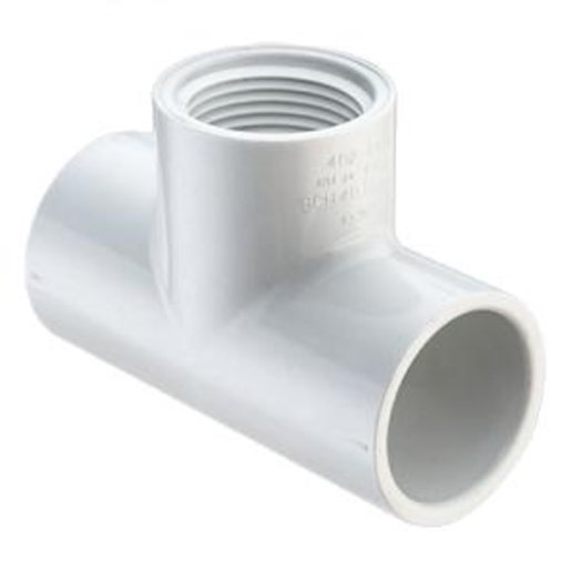 Sch 40 PVC Tee 1/2 in. Socket x 1/2 in. Socket x FIPT | SiteOne