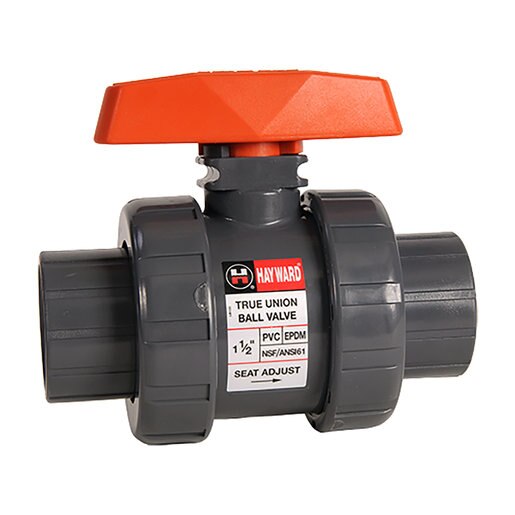 Hayward Union Ball Valve Threaded 250 PSI 1 in. PVC wit | SiteOne