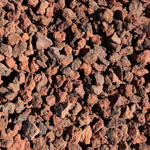 Bagged Lava Rock Red 3/4 in. (1/2 cu. ft. bag) | SiteOne