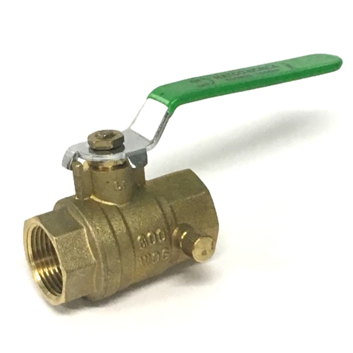 Matco Ball Valve Threaded 1 in. Forged Brass w/ Drain | SiteOne
