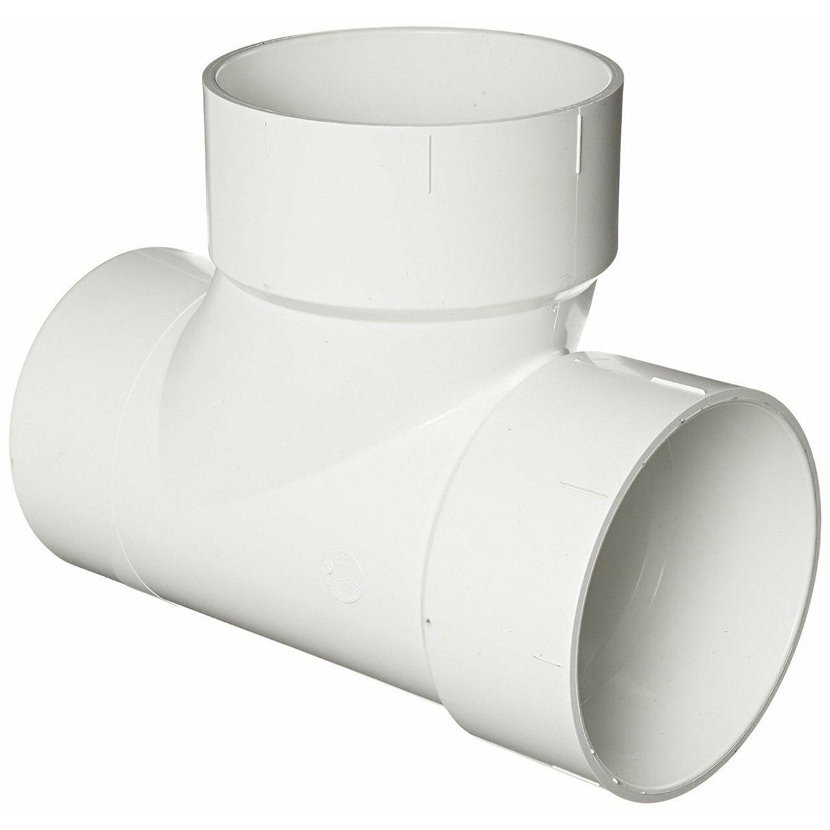 PVC Sewer & Drain Gasket Tee 4 in. | SiteOne