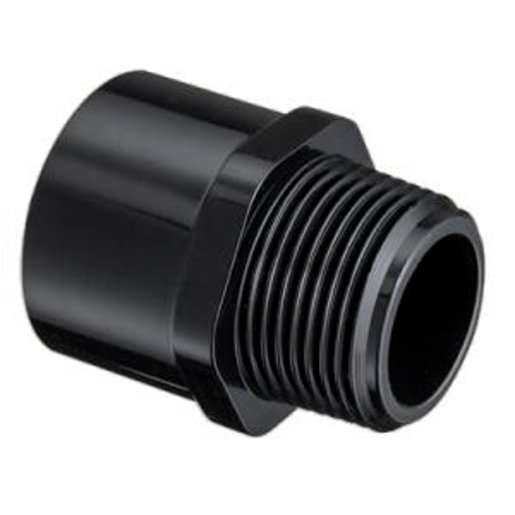 Sch 40 Black PVC Male Adapter 1/2 in. MIPT x Socket | SiteOne