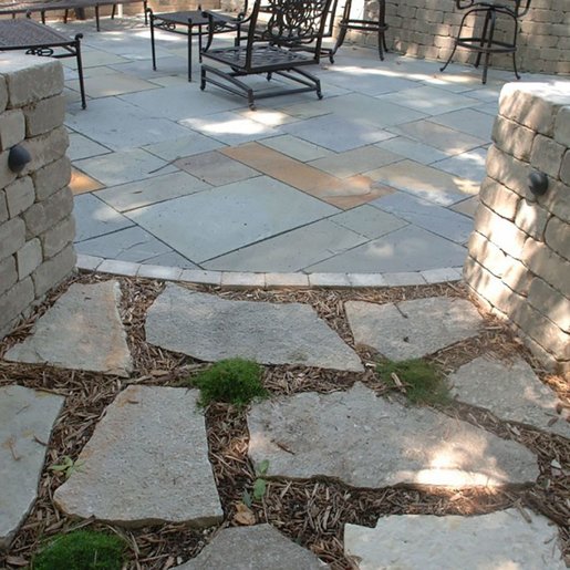 Flagstone Eden Limestone Patio/Steppers 1 1/2 - 2 in. | SiteOne