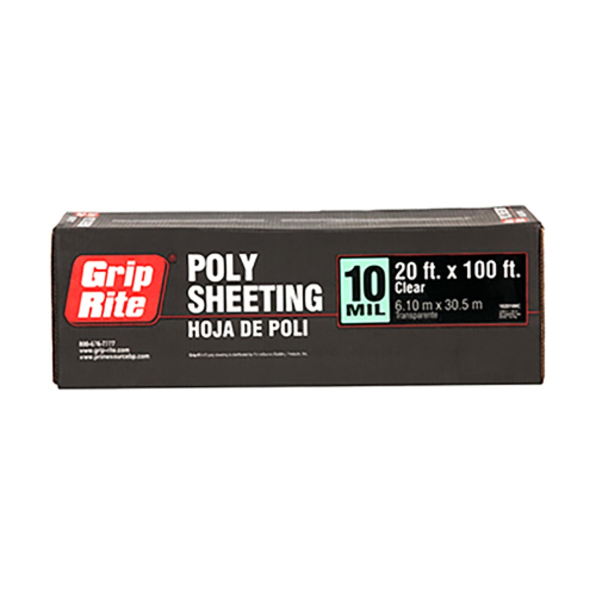 Poly 10 mil Black 20 ft. x 100 ft. | SiteOne