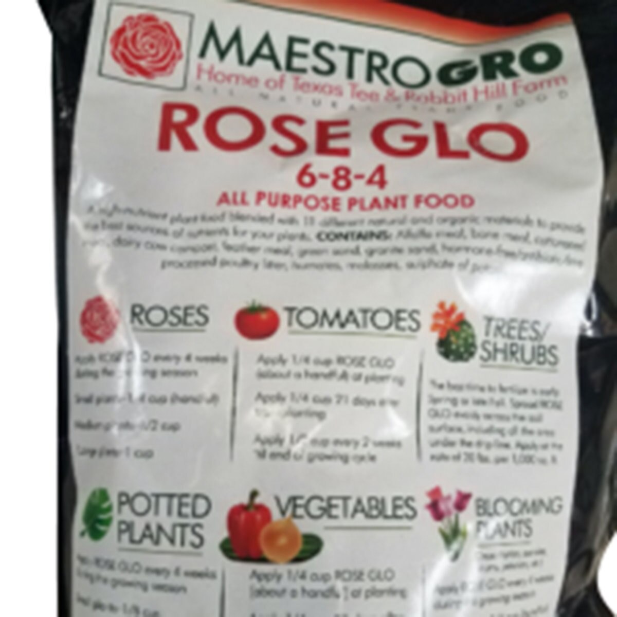 Maestro Gro Rose Glo Fertilizer 6-8-4 15 lb. Bag | SiteOne