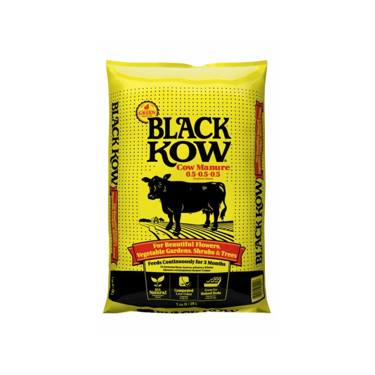 Black Kow Manure, Bagged Cow Manure For Gardens | SiteOne