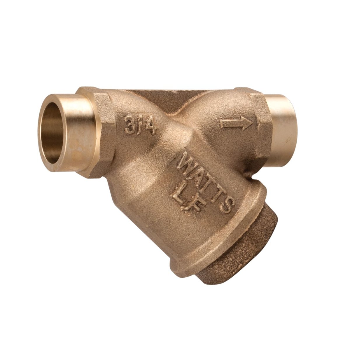 WATTS WYE STRAINER 777S 3/4 LEAD FREE | SiteOne