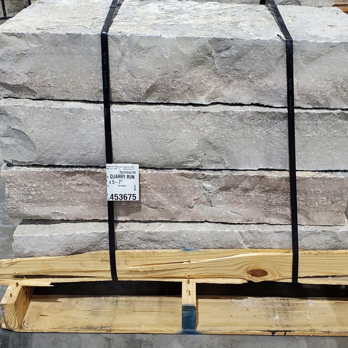 Step Eden Limestone Snapped 6 - 7 in. x 18 in. x 36 in. | SiteOne