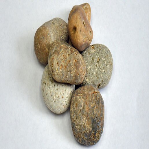 Bagged Mexican Beach Pebbles Buff 3 - 5 in. (75 lb. bag | SiteOne
