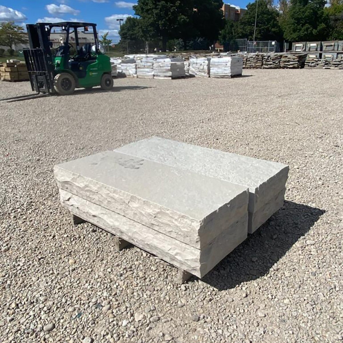 Step Eden Limestone Snapped 6 - 7 in. x 24 in. x 48 in. | SiteOne