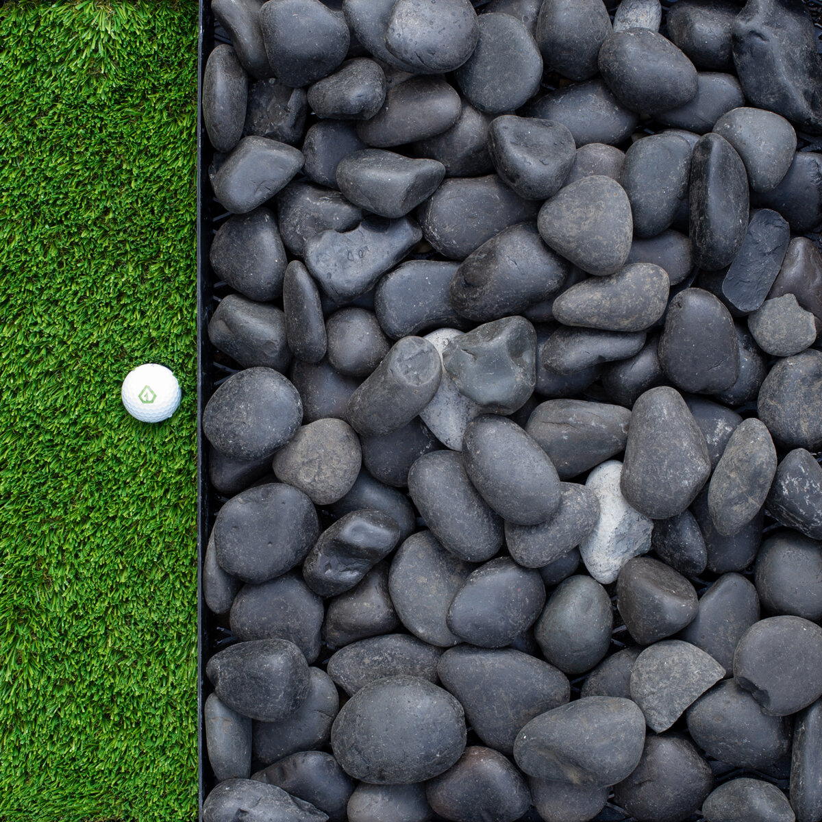 Bagged Polished Pebbles Black 1 - 3 in. (40 lb. bag) | SiteOne