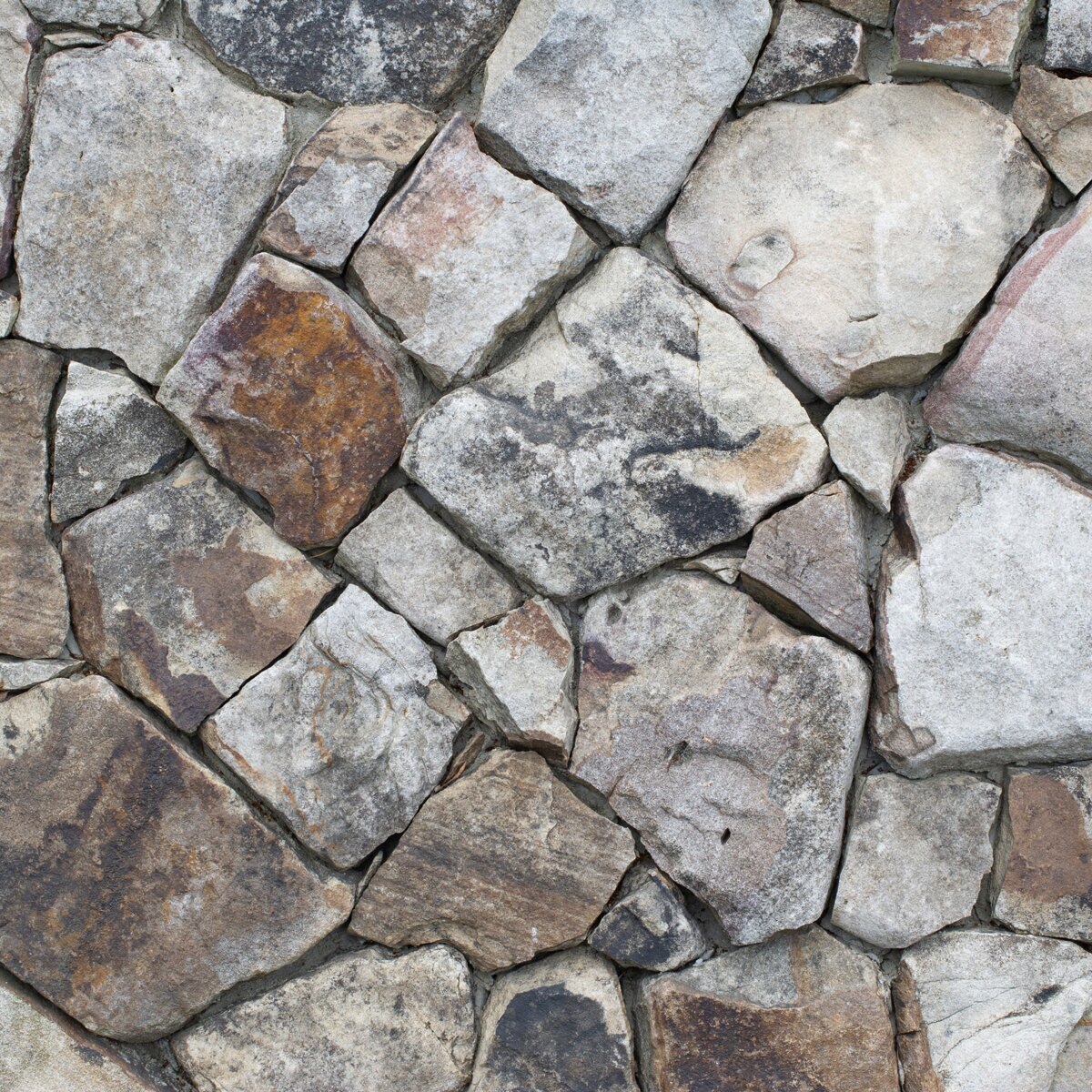 Sawn Thin Veneer Majestic Fieldstone Mosaic Flats | SiteOne