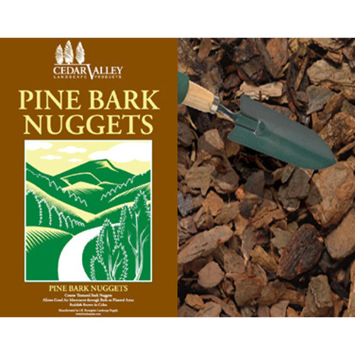Cedar Valley Pine Bark Mini Nuggets 3 cu. ft. Bag | SiteOne