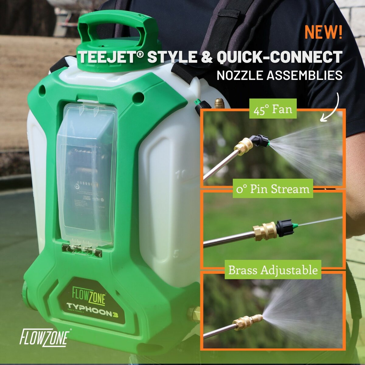 Flowzone Typhoon Variable Pressure Sprayer 3.0 - 4 gal. | SiteOne